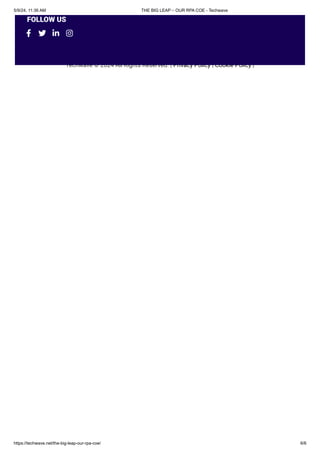 THE BIG LEAP – OUR RPA COE - Techwave.pdf