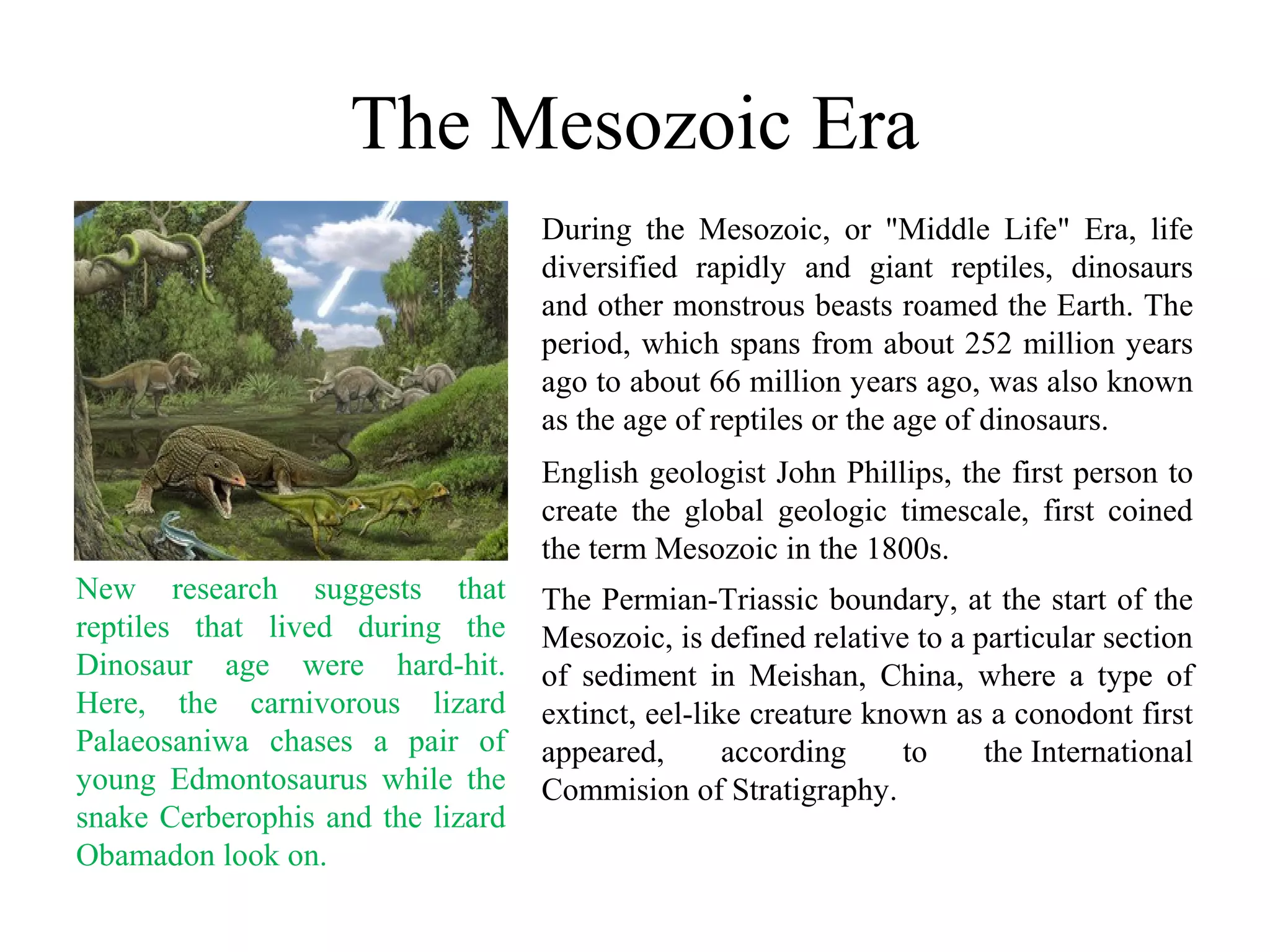 'The Big Lizards’ | PPT