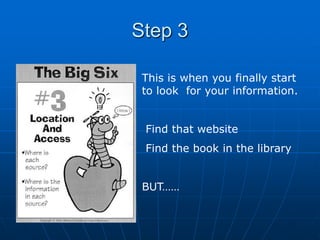 The Big Six Research Skills | PPTX