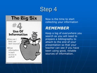 The Big Six Research Skills | PPTX