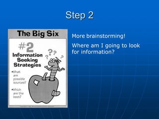 The Big Six Research Skills | PPTX