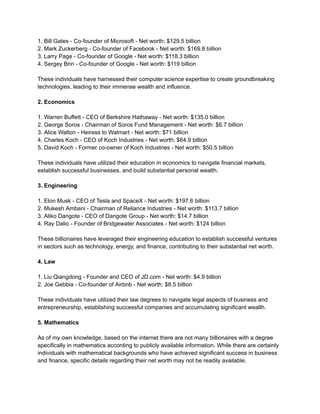 The Billionaire Mindset_ Education, Skills, and Traits That Matter Most.pdf