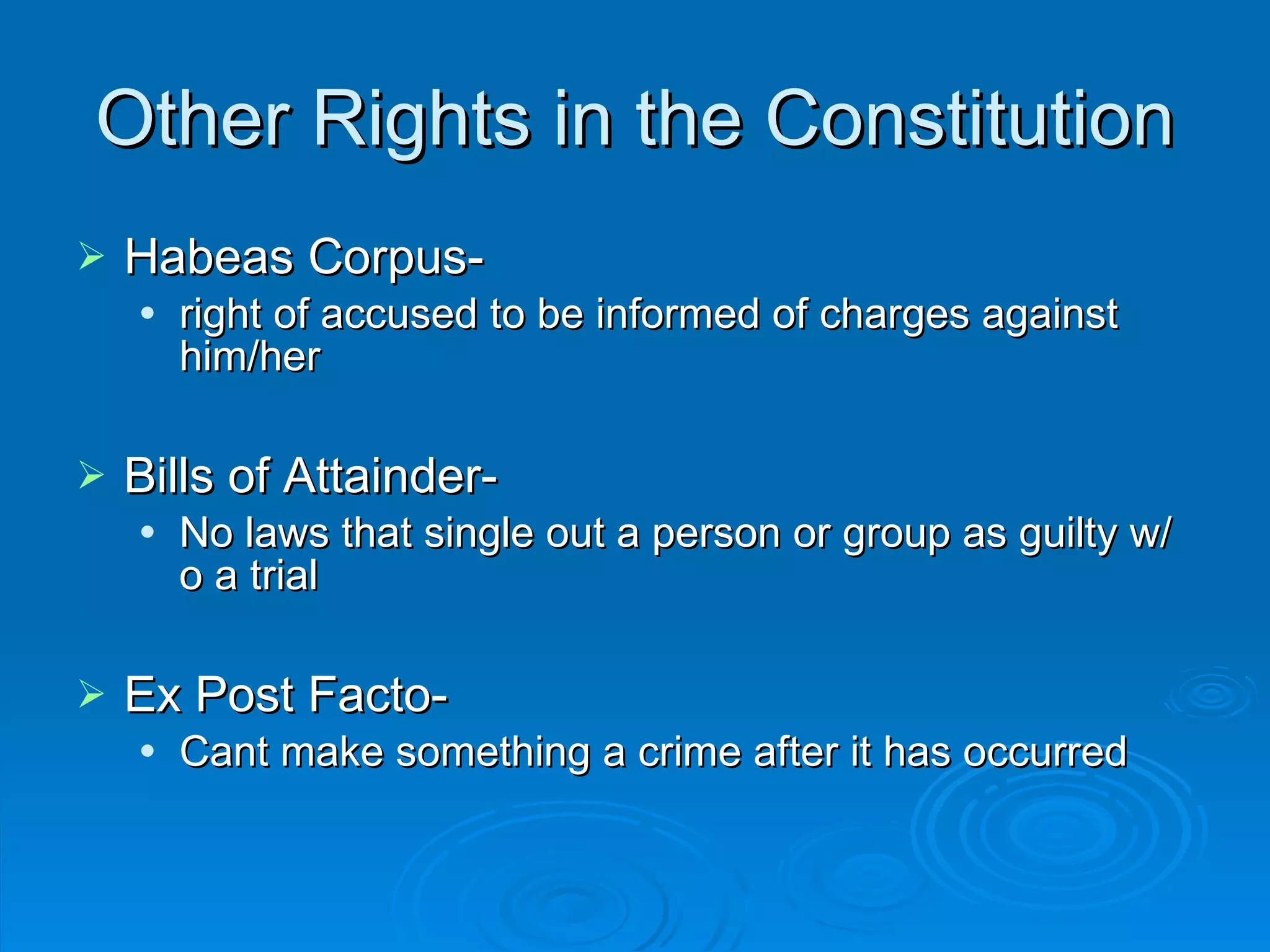The Bill Of Rights | PPT