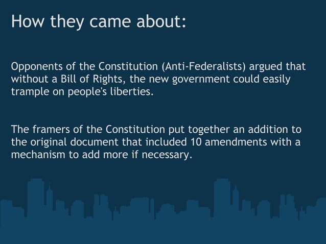 The bill of rights | PPT