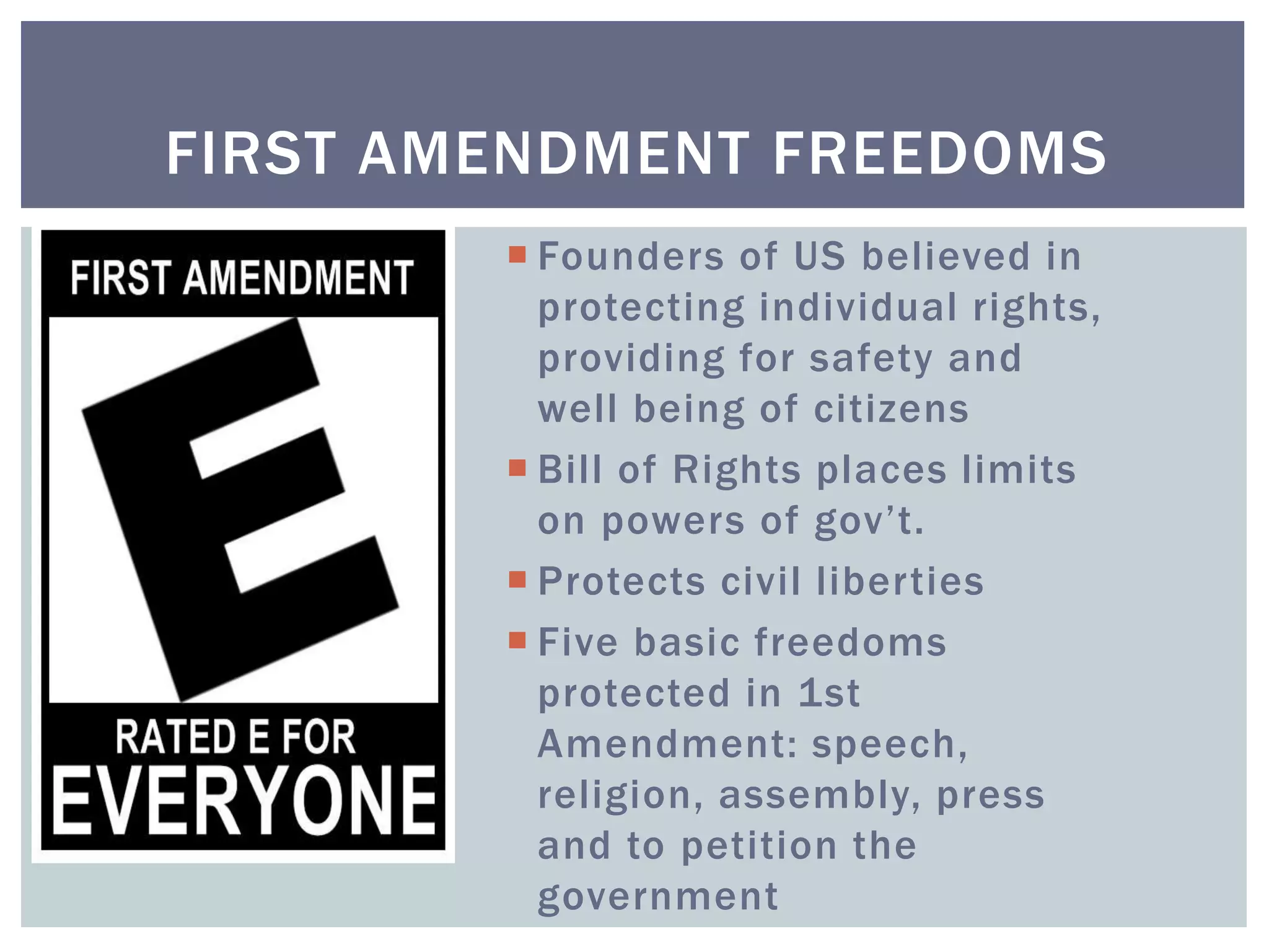 The bill of rights | PPTX