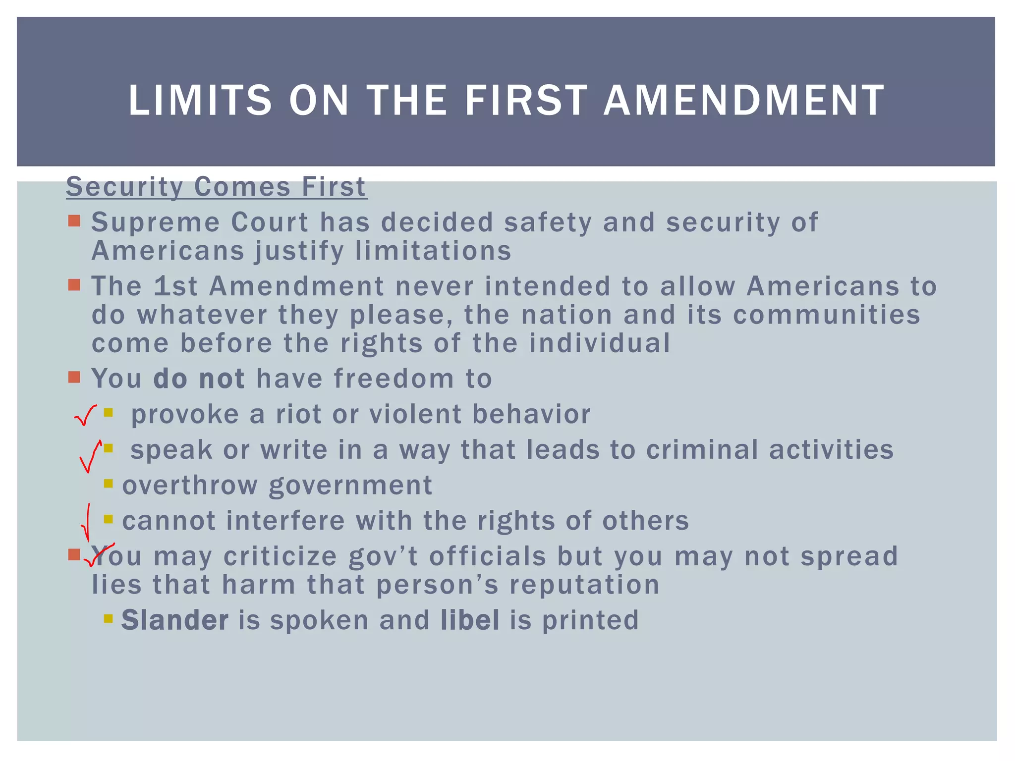 The bill of rights | PPTX