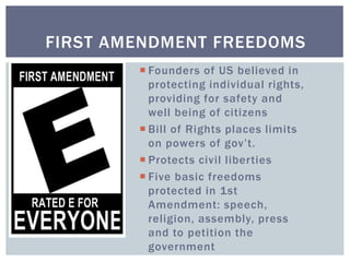 The bill of rights | PPTX