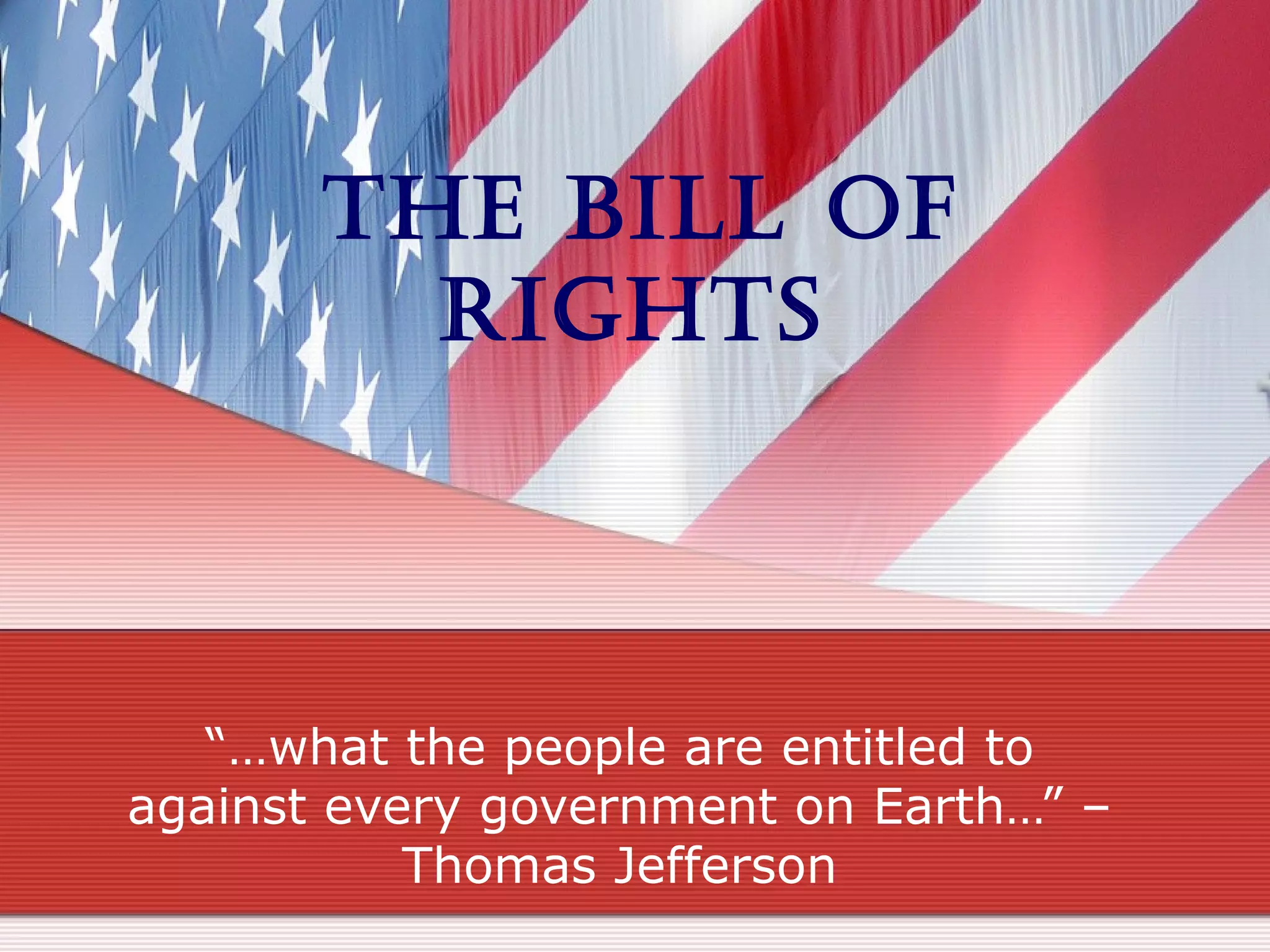 The bill of rights | PPT