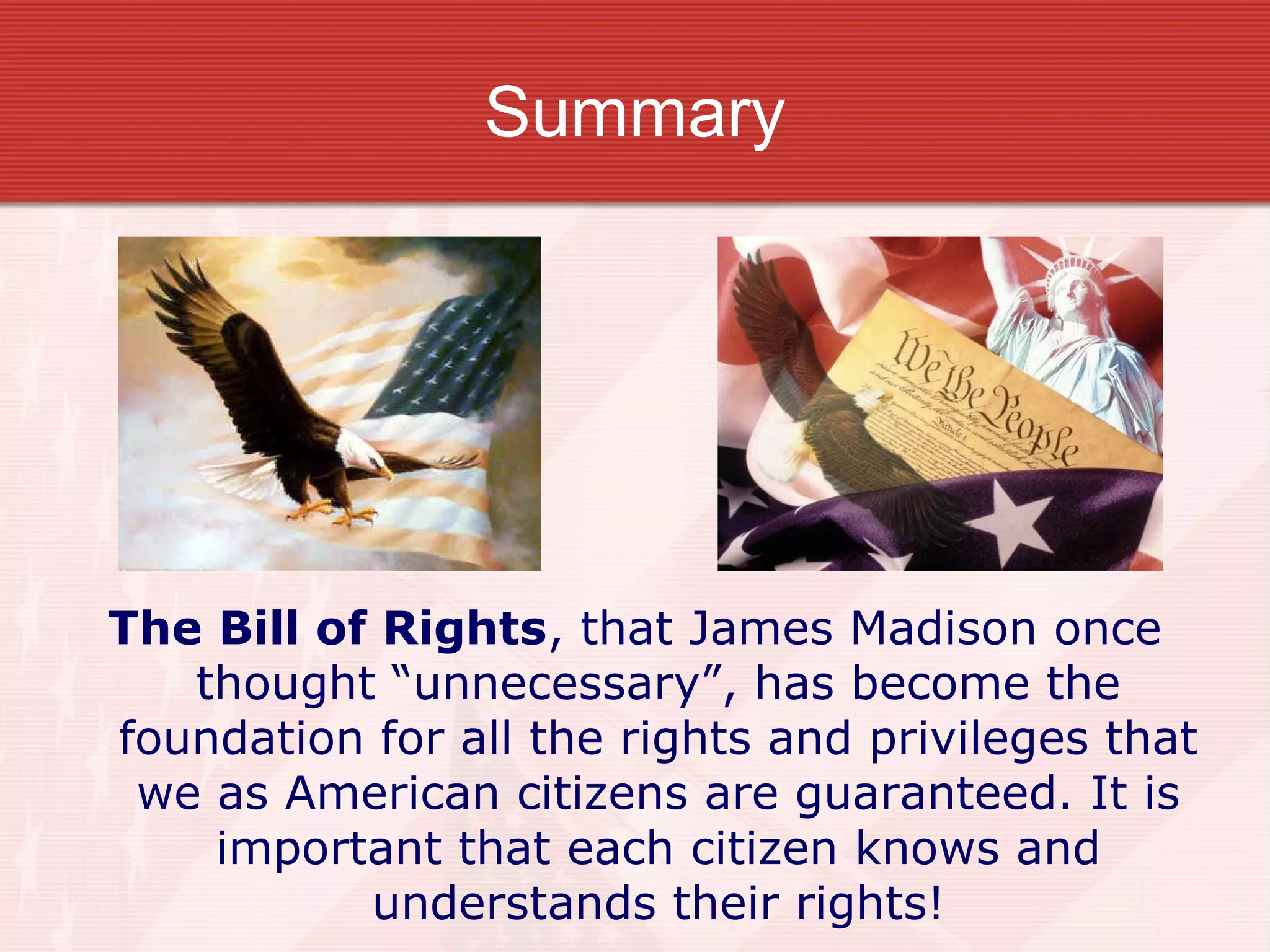 The bill of rights | PPT