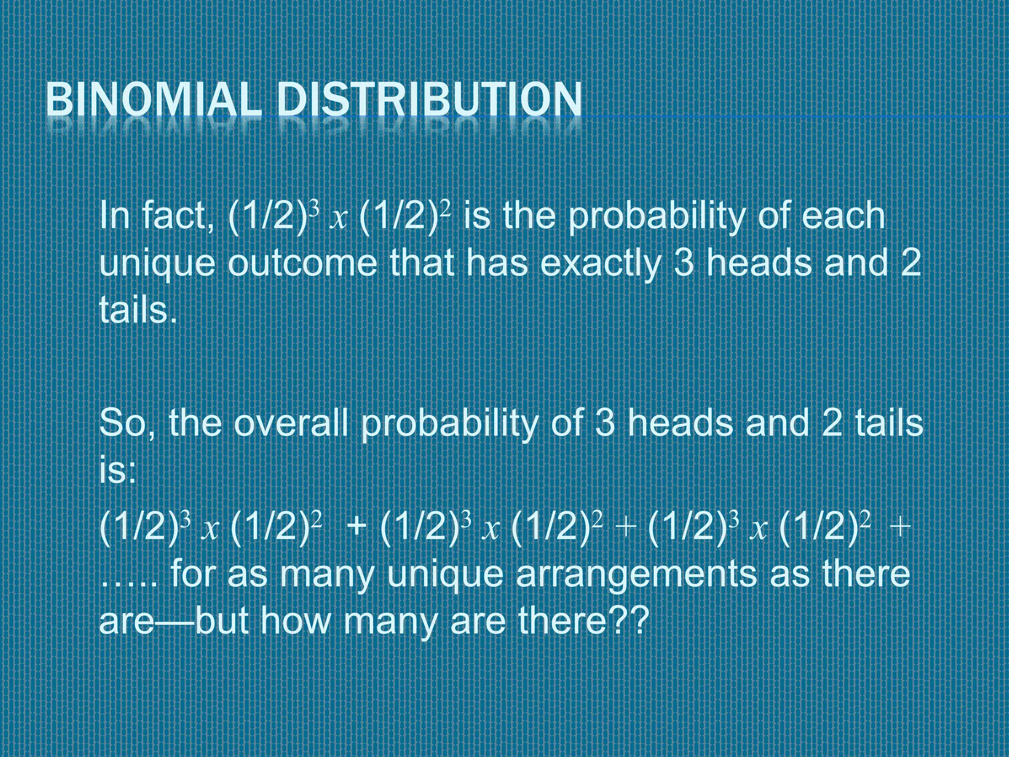 The binomial distributions | PPTX
