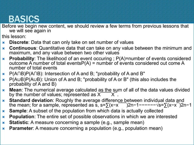 The binomial distributions | PPTX