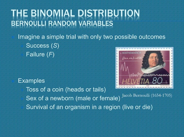 The binomial distributions | PPTX