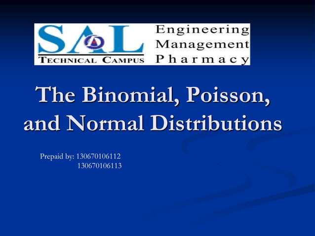 The Binomial,poisson _ Normal Distribution (1).ppt
