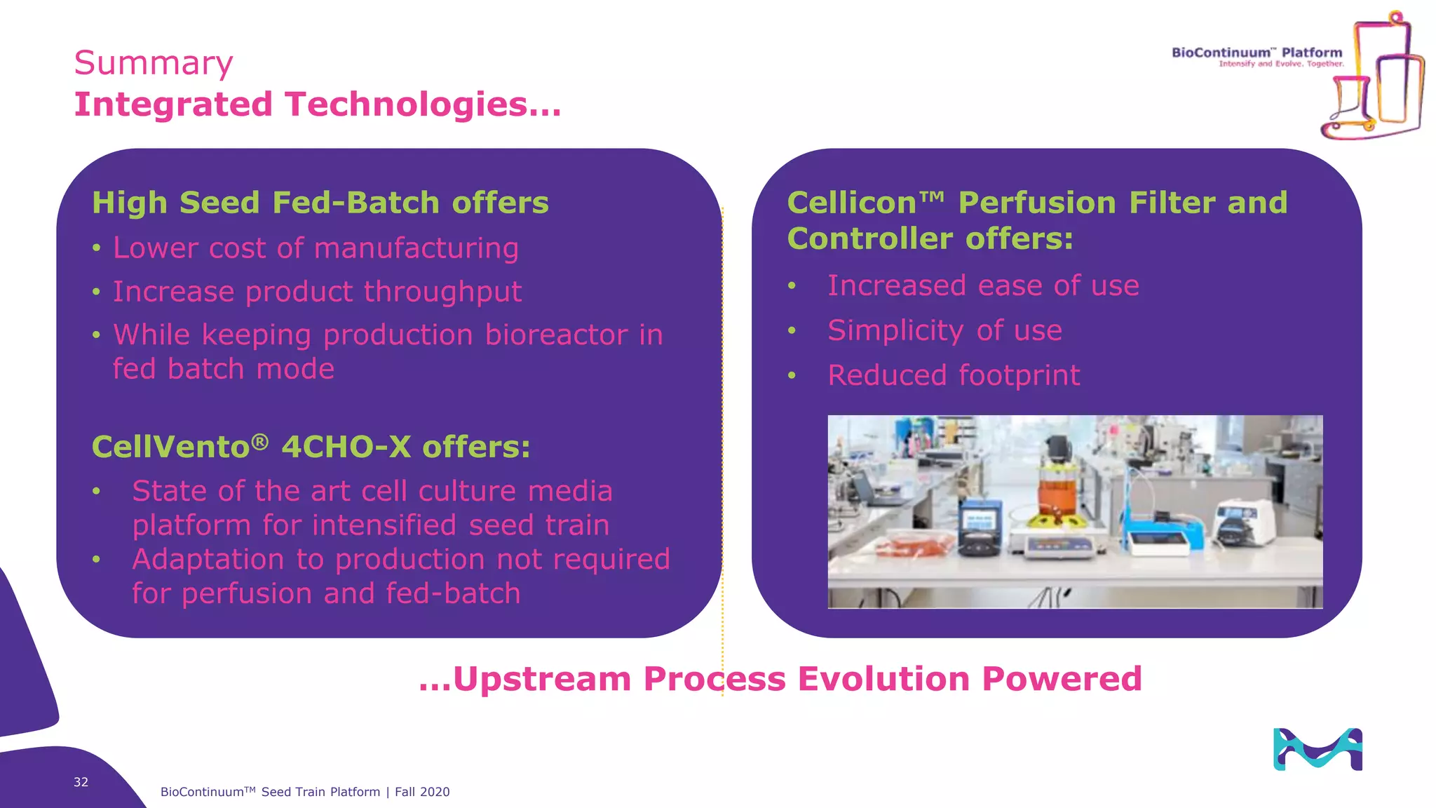 The Biocontinuum™ Seed Train Platform | PDF