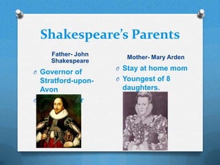 The biography of william shakespeare | PPTX