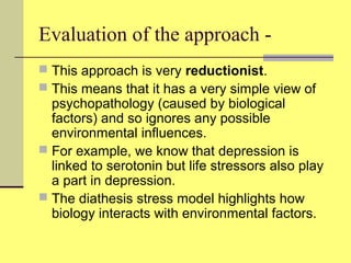 PSYA3 - The Biological Approach | PPT
