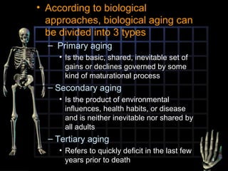 The biology of ageing | PPT