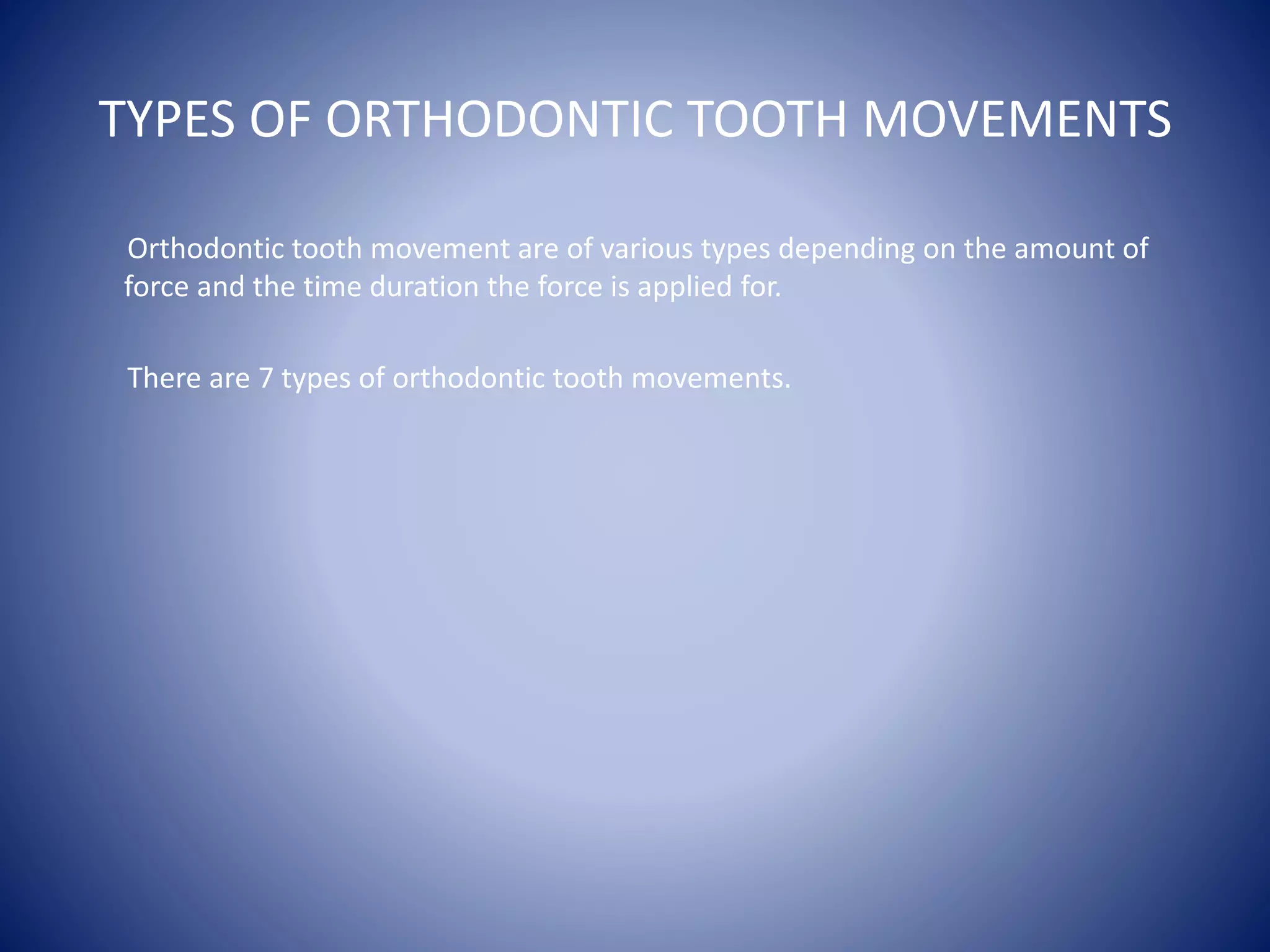 The Biology of tooth movement (Orthodontics) | PPTX