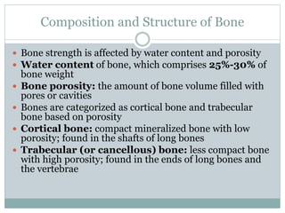 The Biomechanics of Human Bone pptsspptx | PPT