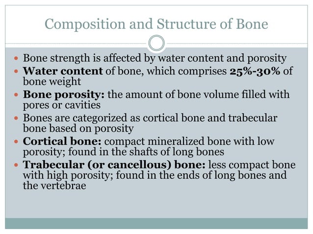 The Biomechanics of Human Bone pptsspptx | PPT