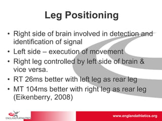 The Biomechanics of Sprinting | PPT