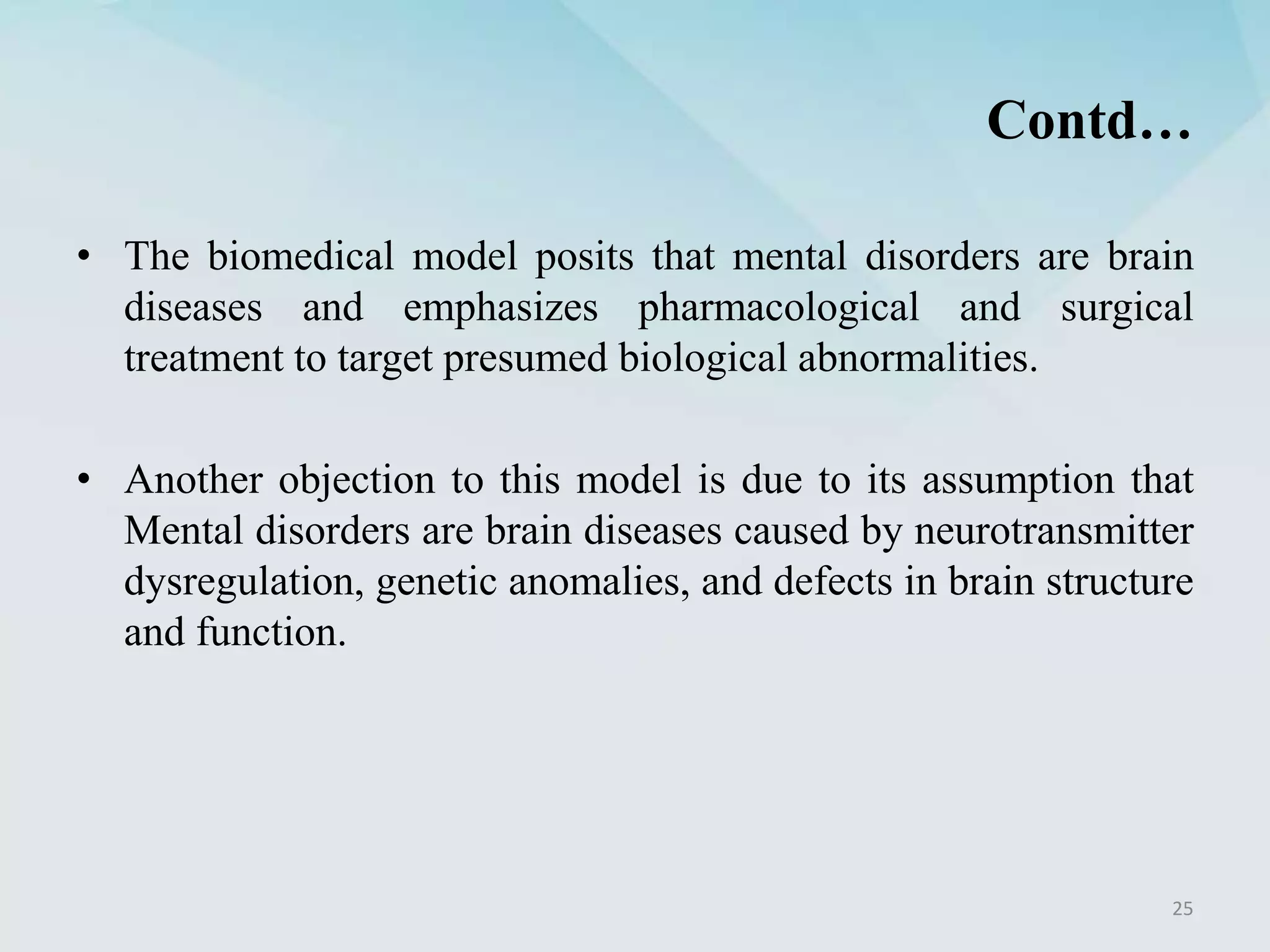 THE BIOMEDICAL MODEL OF HEALTH | PPTX