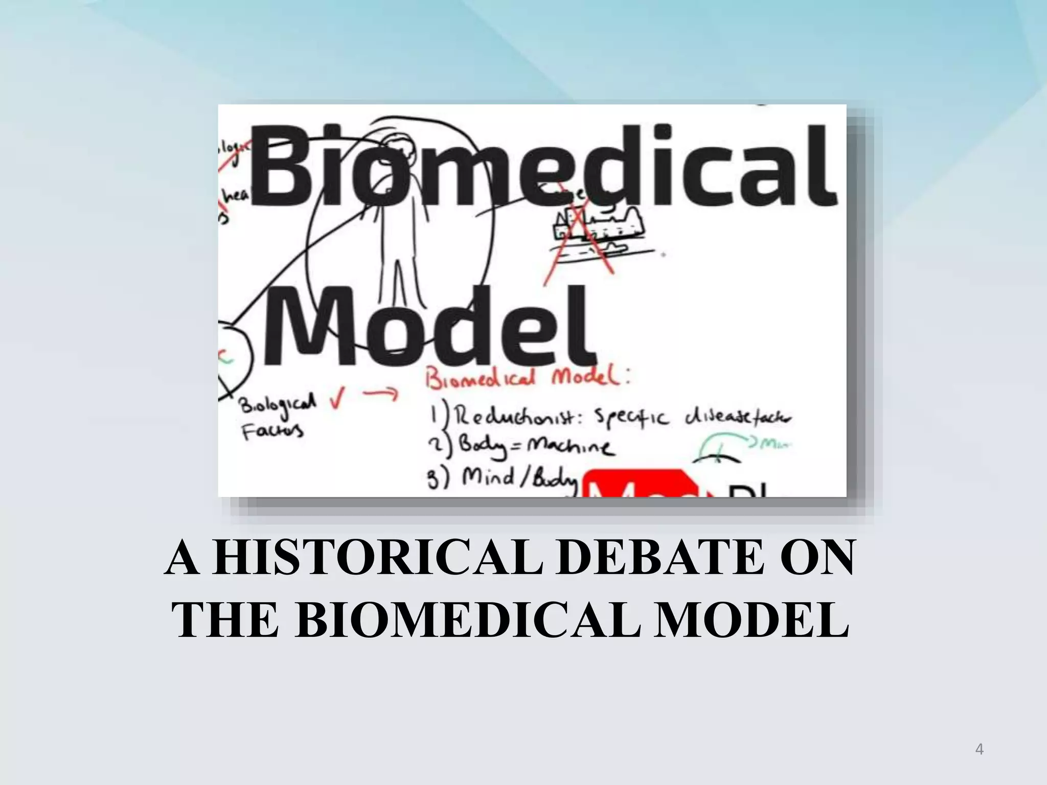 THE BIOMEDICAL MODEL OF HEALTH | PPTX