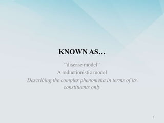 THE BIOMEDICAL MODEL OF HEALTH | PPTX