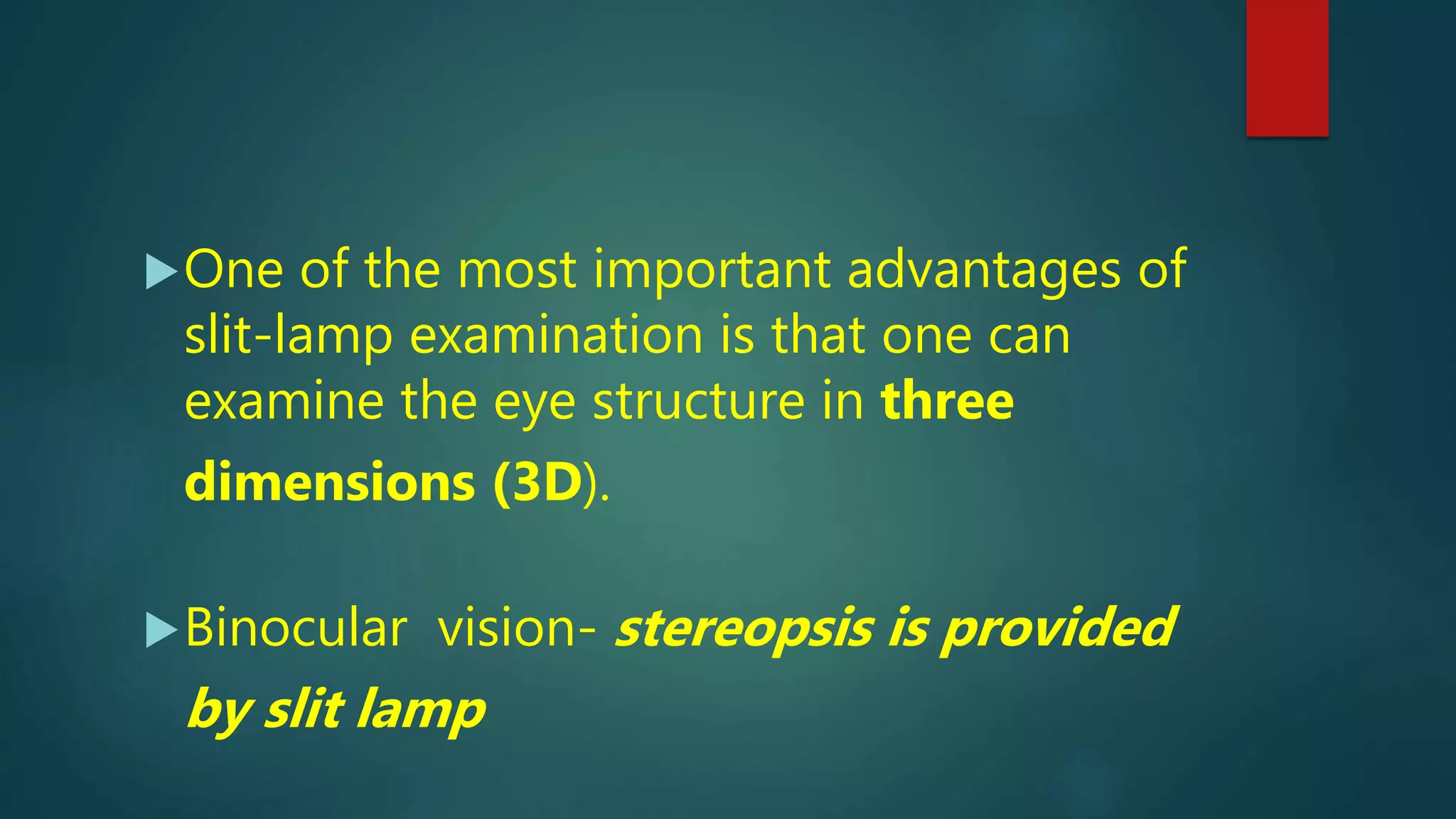 The Slit lamp Biomicroscope | PPTX