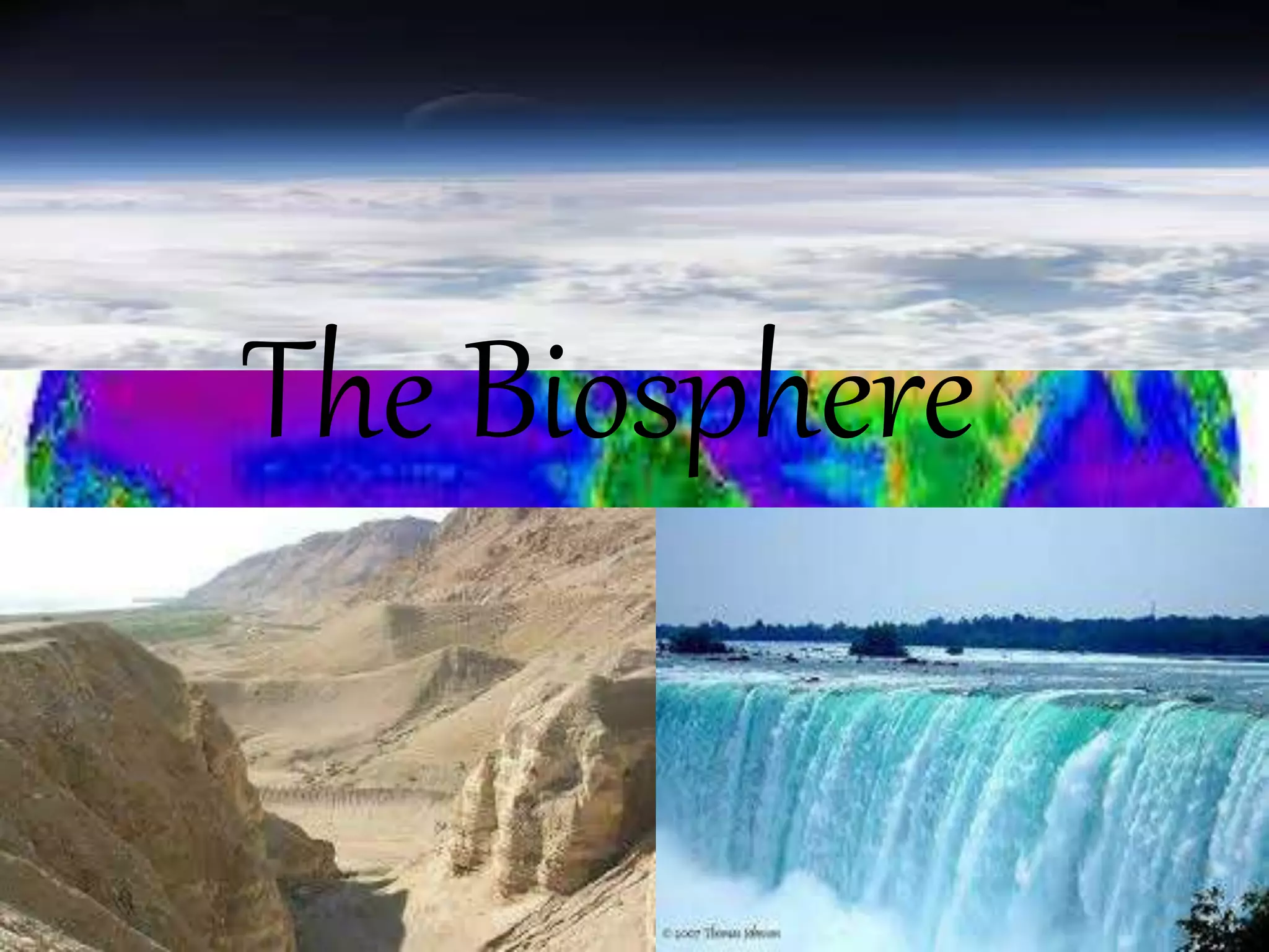 The biosphere | PPTX