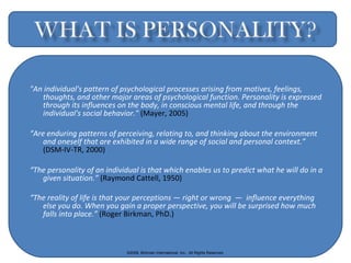 The Birkman Method | PPT | Executive Leadership & Management | Business