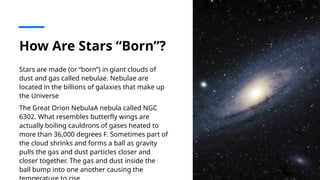 The birth and death of Stars - earth and life science | PPTX
