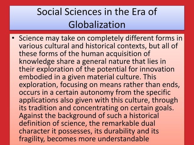 The Birth and Growth of the Social Sciences | PPTX | Christianity ...