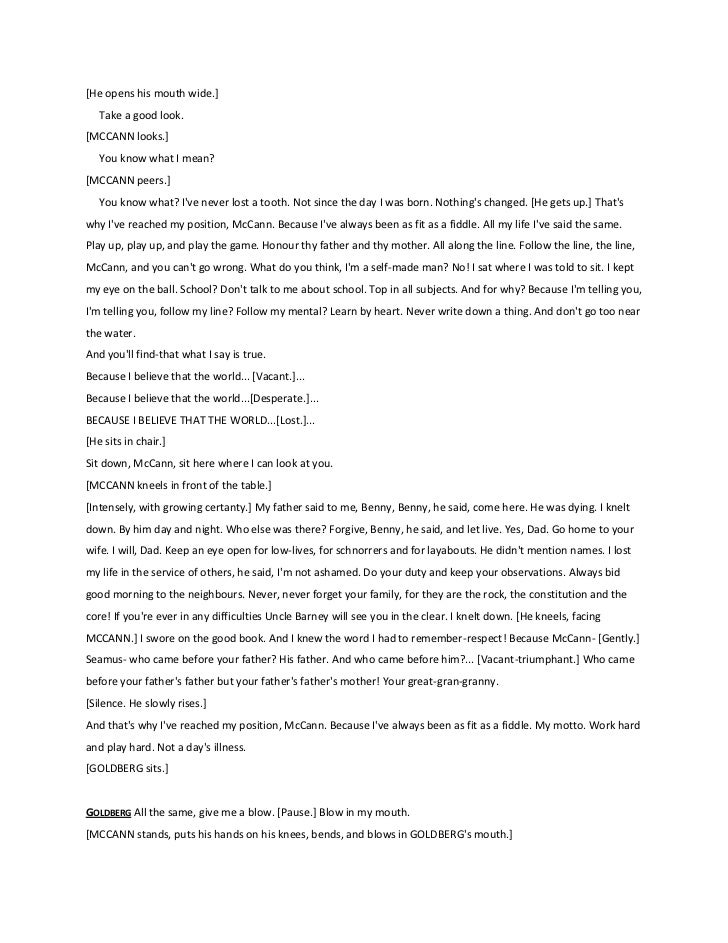 The Birthday Party Full Text