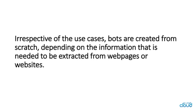 The Birth of a Web Crawling Bot | PPT