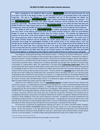 THE BIRTH OF CHRIST and the Initiatic Visionary Experience | PDF