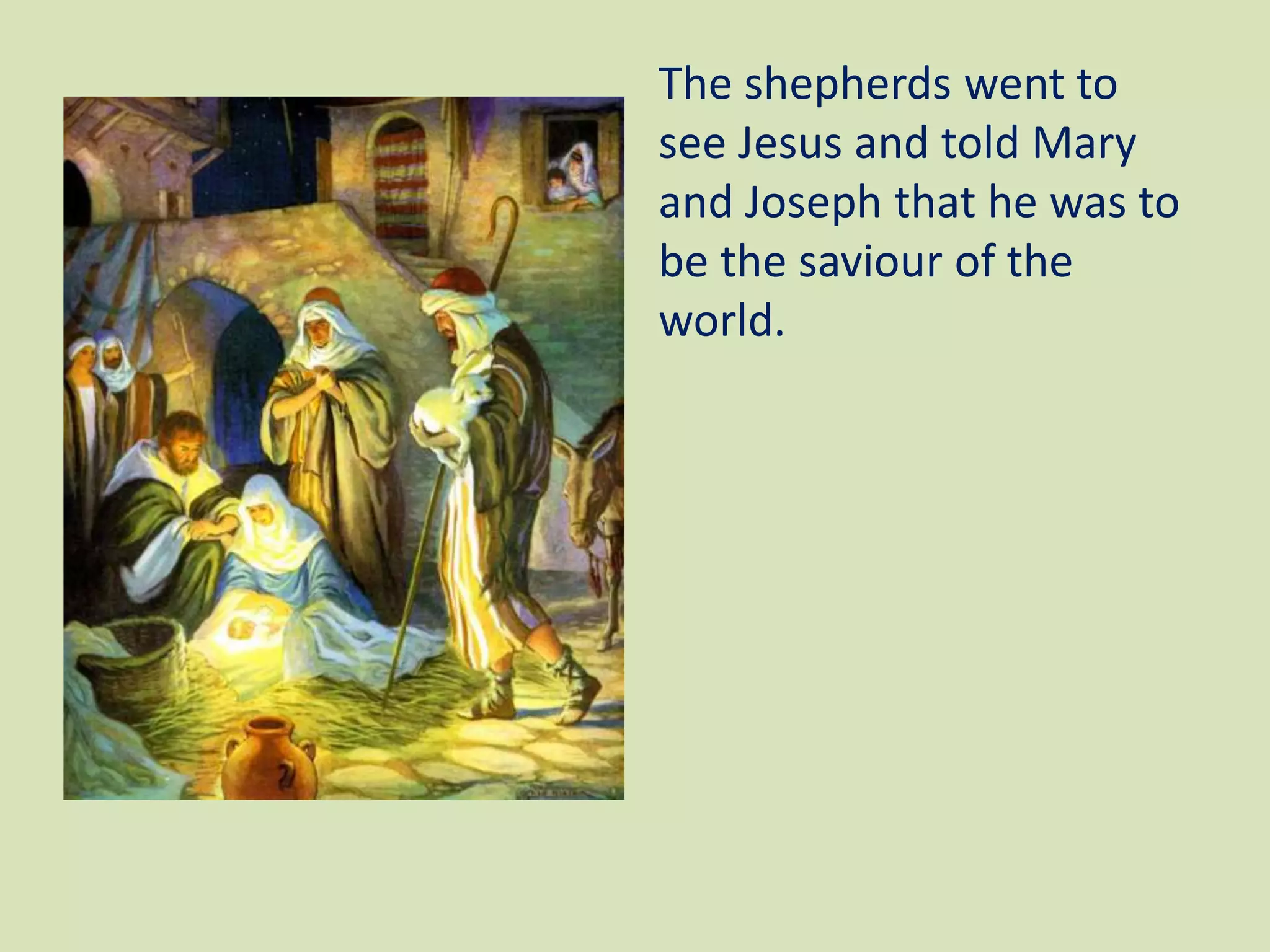 The birth of jesus | PPTX