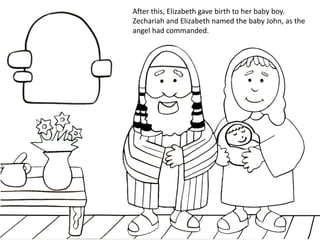 Elizabeth Bible Coloring Pages