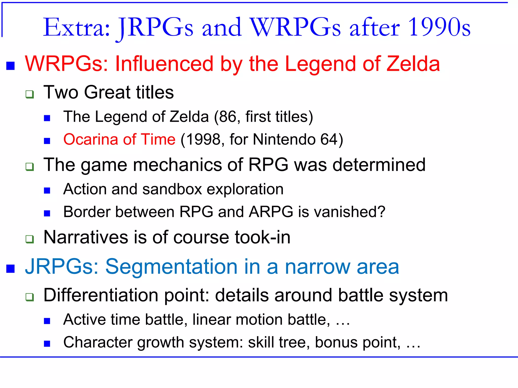 The birth of jrpg and its own revolution | PPT