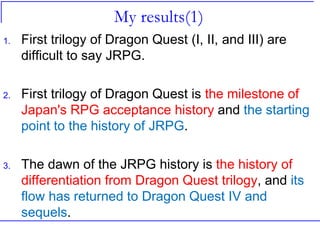 The birth of jrpg and its own revolution | PPTX | Roleplaying Games ...