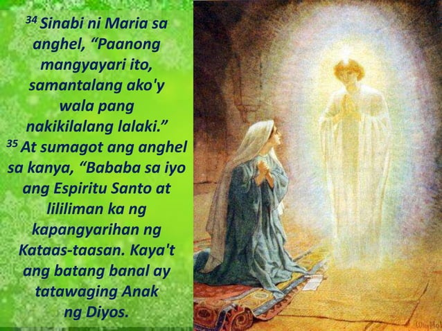 The birth of our lord in Tagalo or Pilipino | PPTX