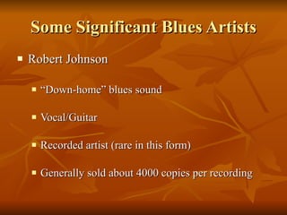 The Birth Of The Blues | PPT