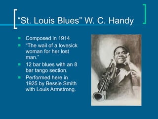 The Birth Of The Blues | PPT | Blues | Music