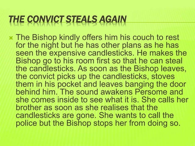 The bishop's candlesticks | PPTX