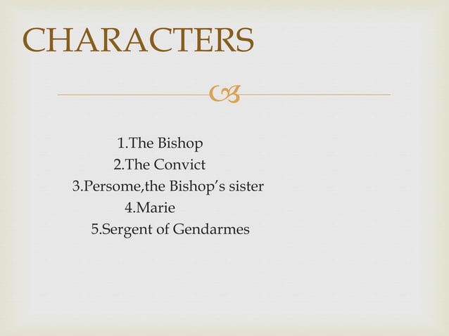 The bishop’s candlesticks | PPT