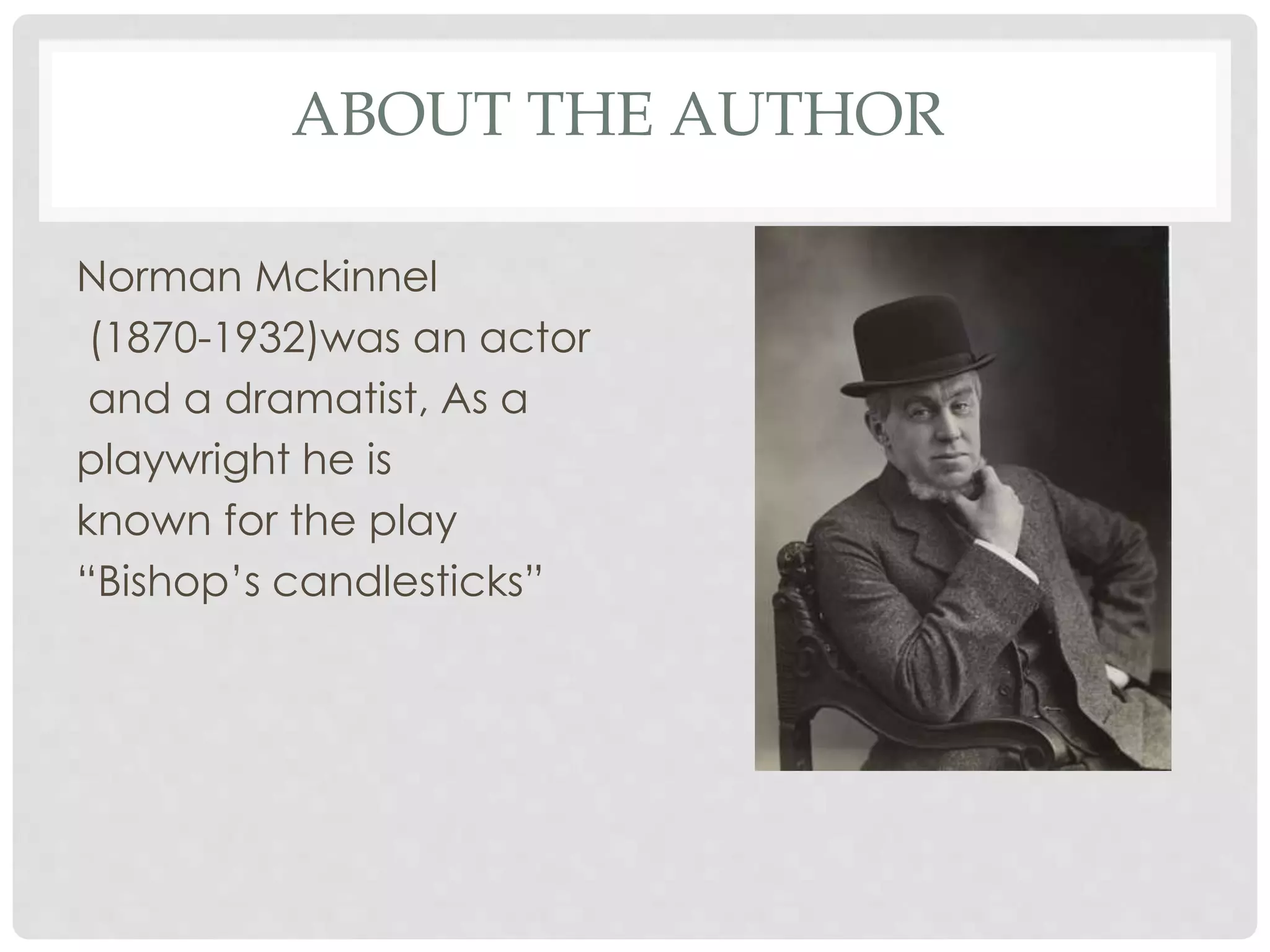 The bishop’s candlesticks PPT | PPTX