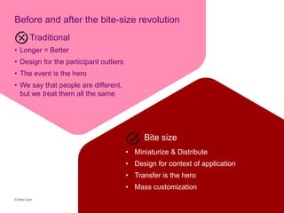 The bite-size revolution | PPT