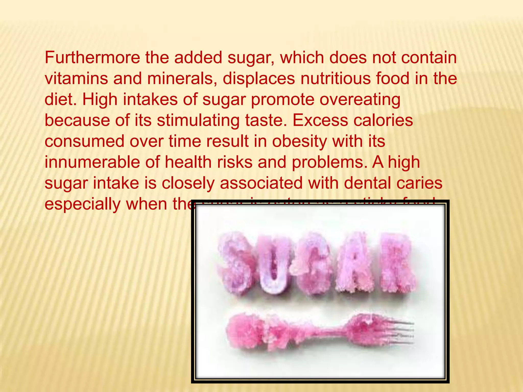The bitter truth about sugar | PPTX