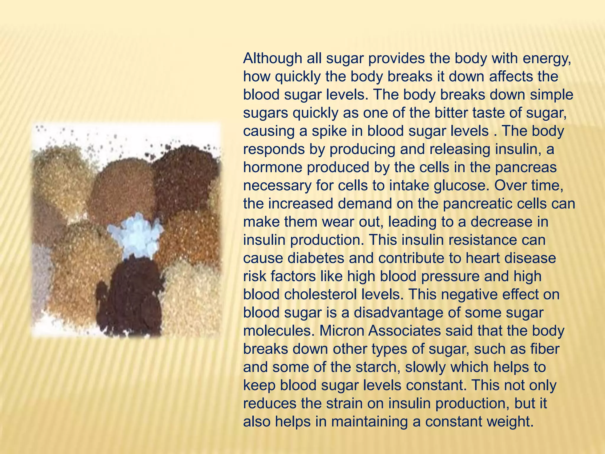 The bitter truth about sugar | PPTX