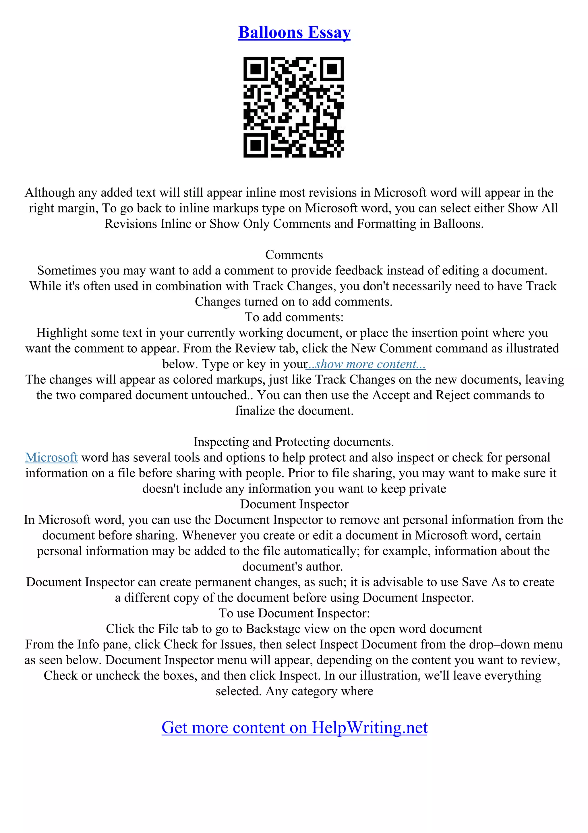 The Black Balloon Essay | PDF